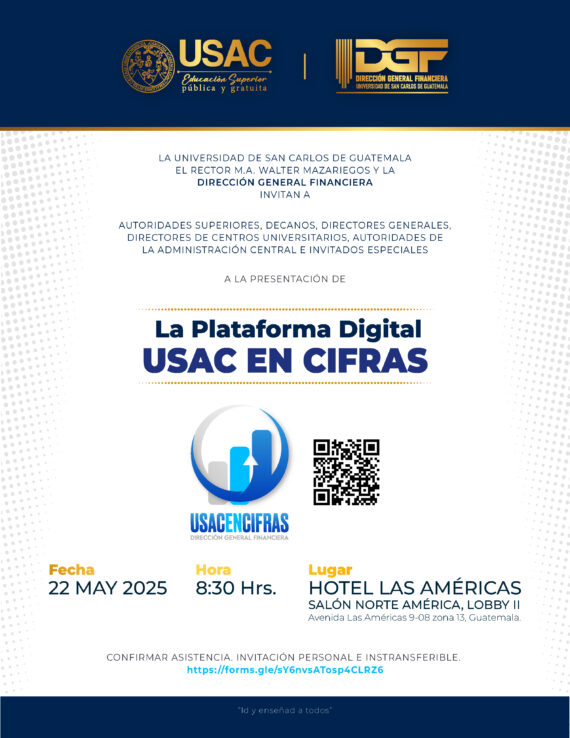 Presentación Plataforma Digital USAC en Cifras – Dirección General ...